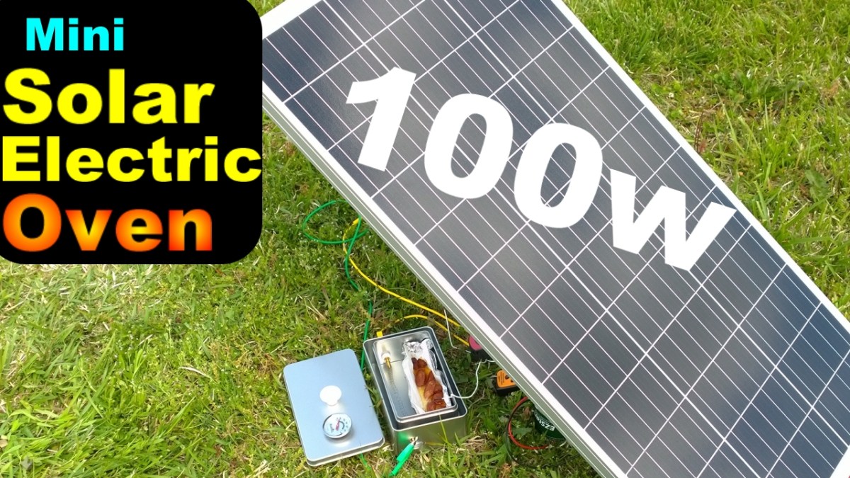 My Mini 100 Watt solar electric oven prototype – Simple Solar Cooking ...