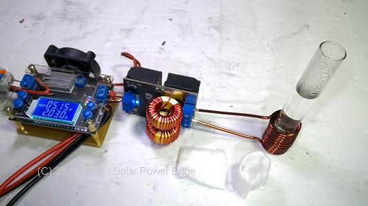 Boiling Water with 14w of Solar Powered Induction (plus video ...